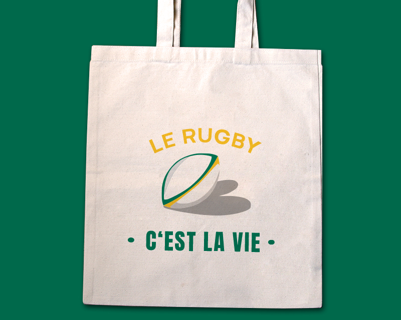 Tote bag personnalisable - Cadeau personnalisé rugby | Cadeaux.com