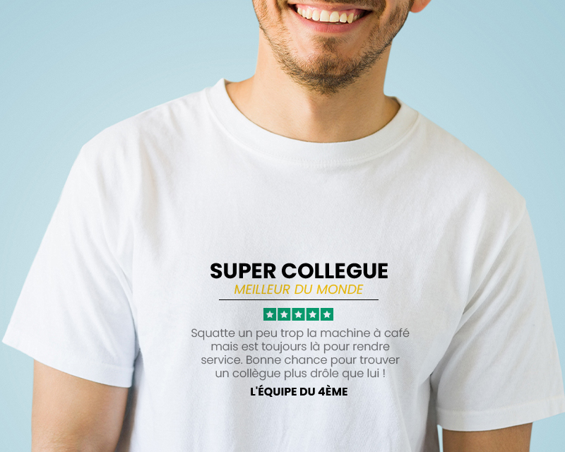 Tee Shirt Personnalisé Pour Homme Avec Avis 5 étoiles