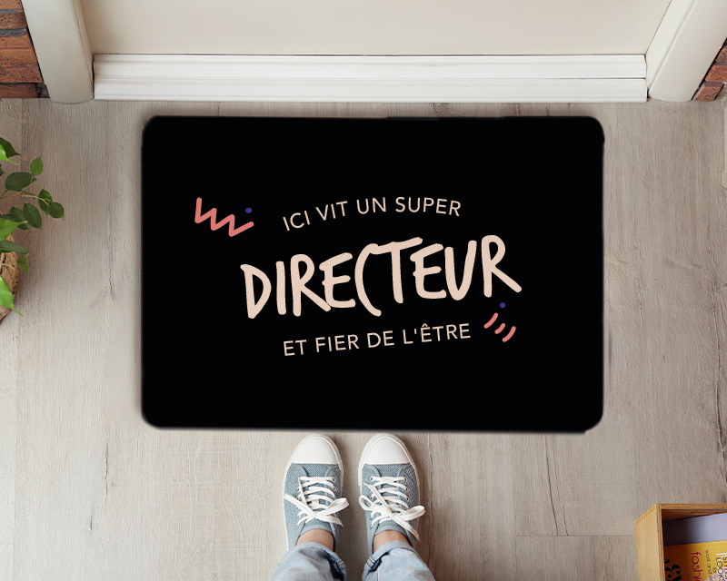 Cadeau Directeur personnalisé - Paillasson 40 x 60 cm | Cadeaux.com