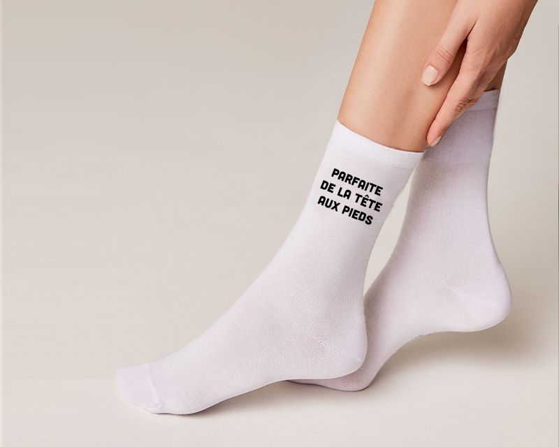 Chaussettes personnalisées avec message | Cadeaux.com