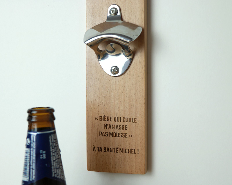 Décapsuleur personnalisé avec votre message | Cadeaux.com