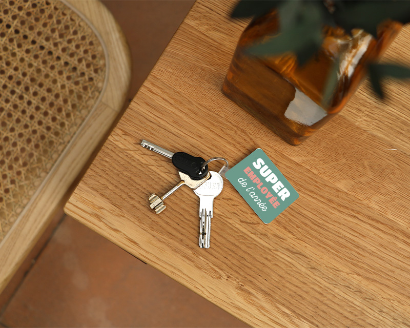 Porte-clés personnalisé Super Employée | Cadeau Employée personnalisé ...