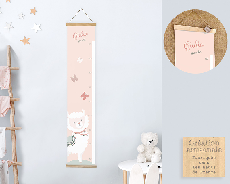 Toise en tissu personnalisée avec motifs animaux | Cadeaux.com