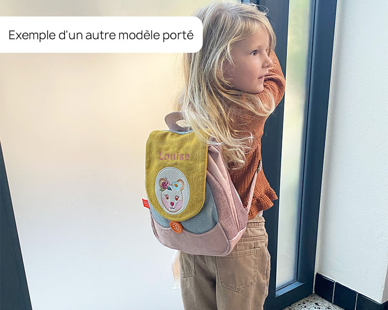 Sac à dos enfant personnalisé - Mme Chat de L'Oiseau Bateau | Cadeaux.com