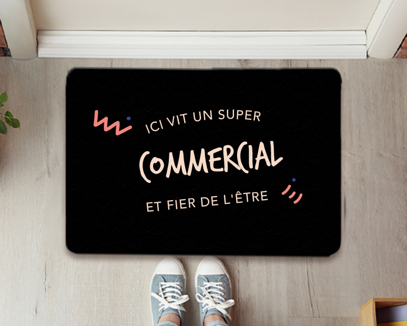 Cadeau Commercial personnalisé - Paillasson 40 x 60 cm | Cadeaux.com