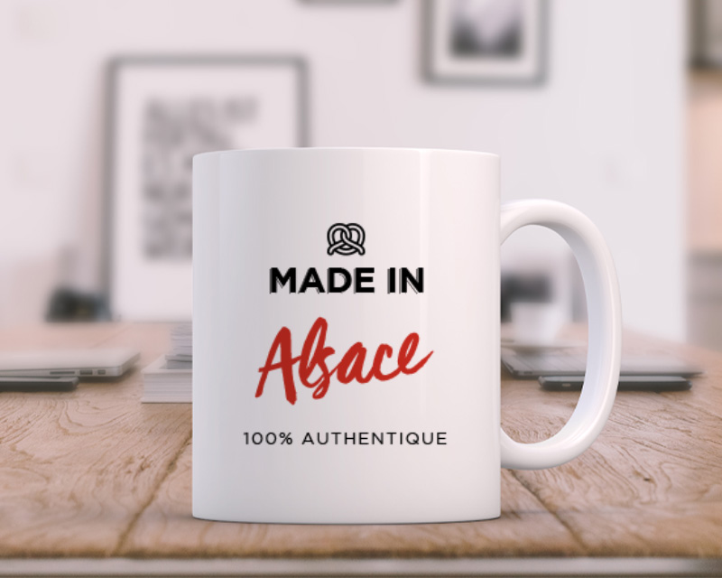 Mug personnalisé - Made In Alsace | Cadeaux.com